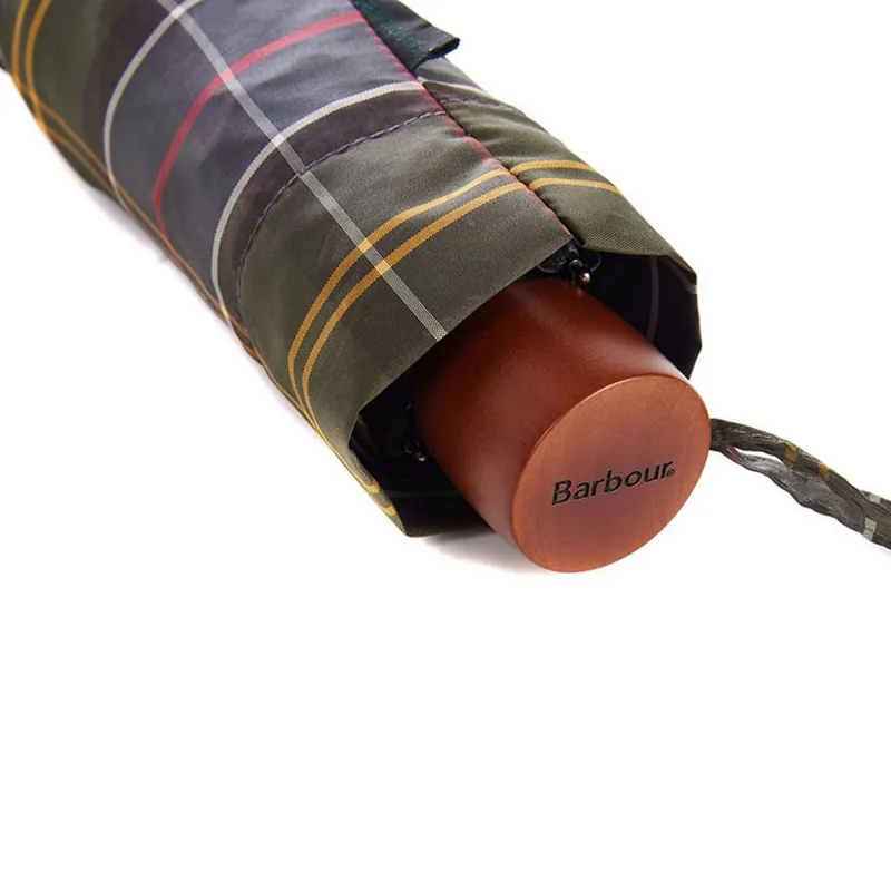 Barbour Tartan Handbag Umbrella in Classic Tartan